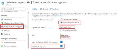 Rotate Tde Protector Powershell And The Azure Cli Azure Sql Database