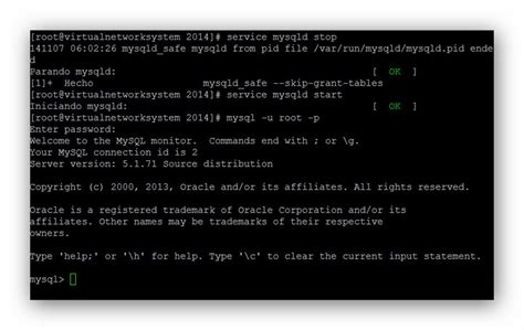 Cambiar Password De Root MySQL Blog De Sistemas