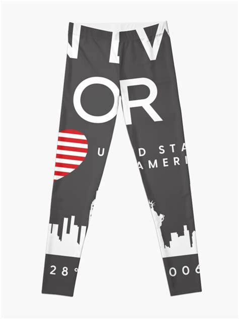 New York Love Leggings Sold By Deviantveronika Sku 52826097 30