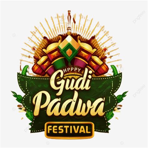 행복한 Ugadi Gudi Padwa 축제 요소 행복한 Ugadi Gudi Padwa 축제 요소 우가디 구디 패드와 구디파드와 Png 일러스트 및 이미지 에 대한 무료