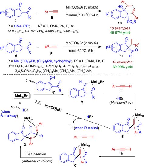 Regio Stereoselective Reaction Of 2 Carbonyl 1 Indanones With Terminal