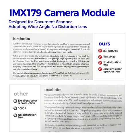 Wholesale Imx179 8mp Camera Module For Document Scanner Manufacturer