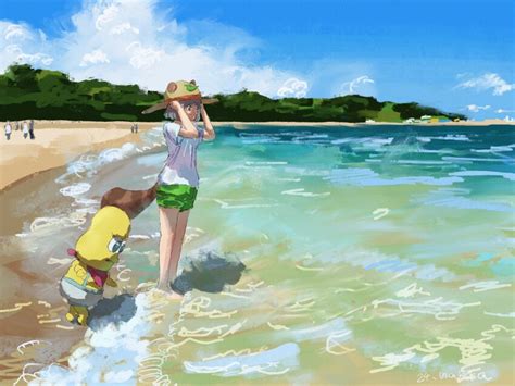 Nakka Nakkaoekaki Peanuts Kun Ponpoko Vtuber Mode Aim Highres 1boy 1girl Alternate