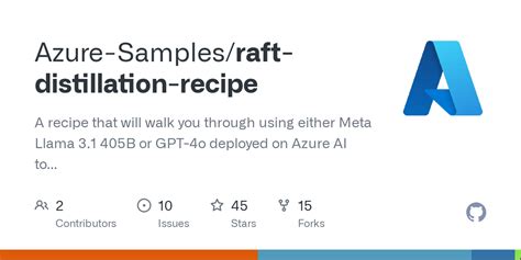 raft distillation recipe 2 finetune ipynb at main · azure samples raft distillation recipe · github