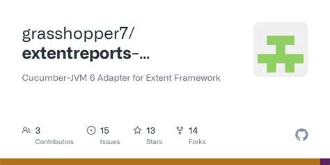 GitHub Grasshopper7 Extentreports Cucumber6 Adapter Cucumber JVM 6