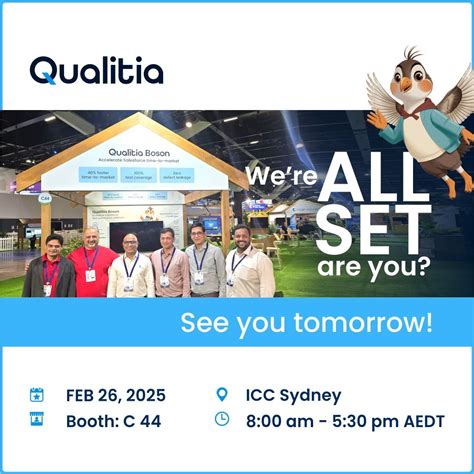 Qualitia Software On Linkedin Qualitiaboson Testautomation Agentforceworldtour Techsydney…