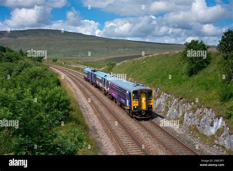 Northern Rail Class 153 158 Sprinter Trains At Salt Lake Ribblehead