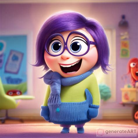 Inside Out Character Influencer Pixar Cartoon Generateart