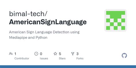 Github Bimal Tech Americansignlanguage American Sign Language