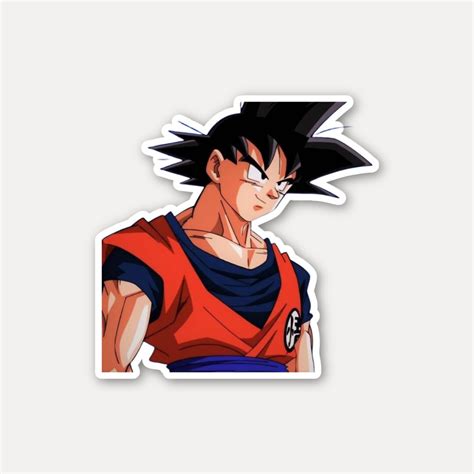 Goku Confident Stance Sticker Fiveota