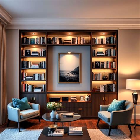Bookshelf Lighting Ideas For Living Room