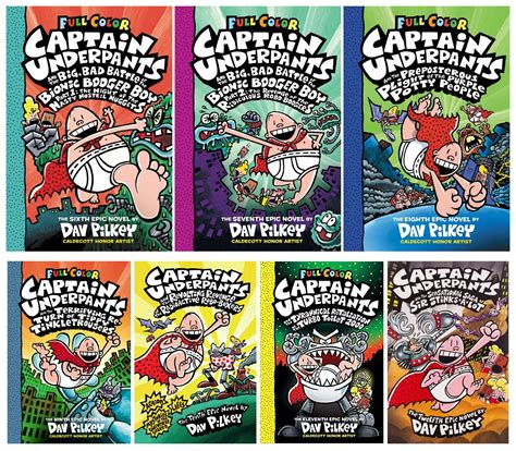 Newest Release Included The Captain Underpants Full Color Series
