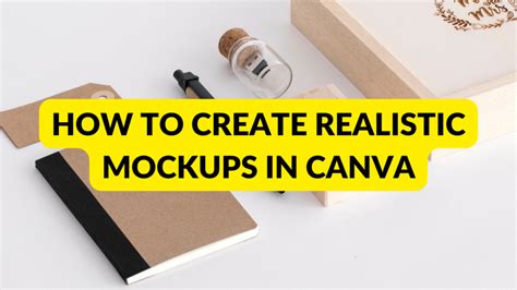 How To Create Realistic Mockups In Canva Template Fonts