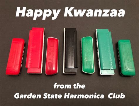 Happy Kwanzaa From The Garden State Harmonica Club Rharmonica