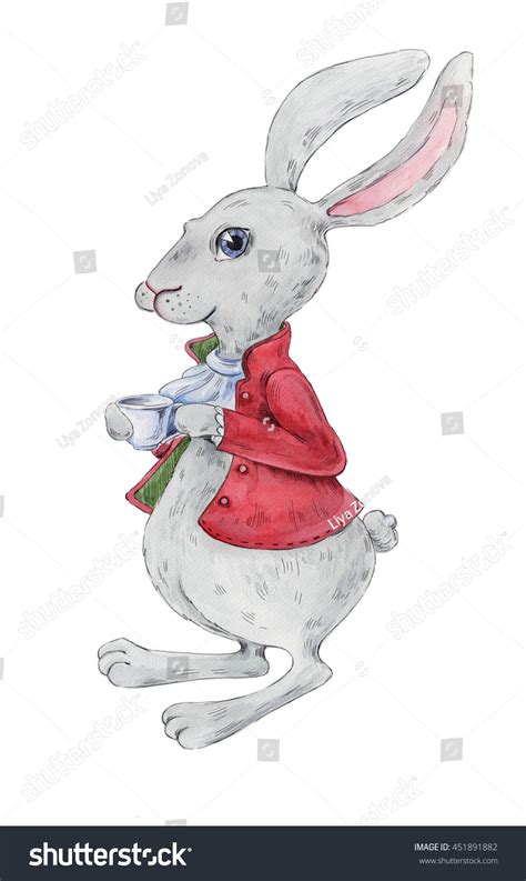 Alice In Wonderland Rabbit Drawing