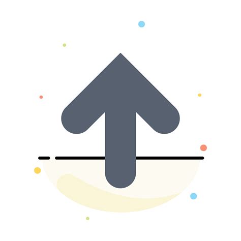 Arrow Arrow Up Upload Abstract Flat Color Icon Template 13165426 Vector Art At Vecteezy