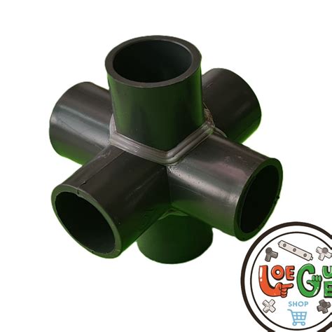 Jual Terkini Sambungan Konektor Fitting Tee Elbow Pipa Pvc 6 Way Arah Side Ukuran 1 2 3 4
