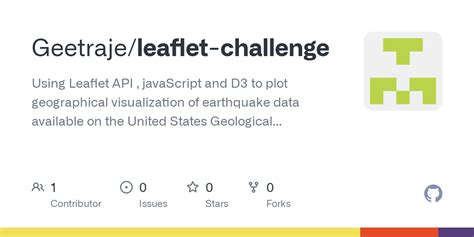 Github Geetrajeleaflet Challenge Using Leaflet Api Javascript And D3 To Plot Geographical