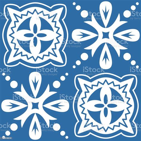 세라믹 스페인어 포르투갈 타일 Azulejo 벽 장식 디자인을위한 복고풍 기하학적 0명에 대한 스톡 벡터 아트 및 기타 이미지 0명 고풍스런 곤색 Istock