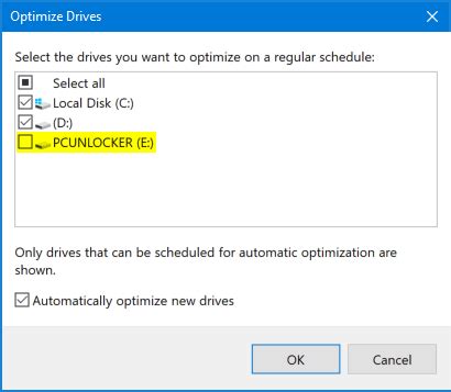 How To Disable Automatic Drive Optimization Defrag In Windows Password Recovery