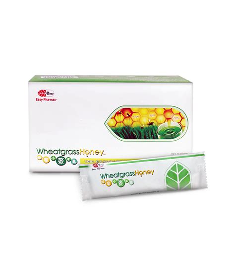Easy Pha Max Wheatgrass Honey Powder 2gsachet Rose Pharmacy Medicine
