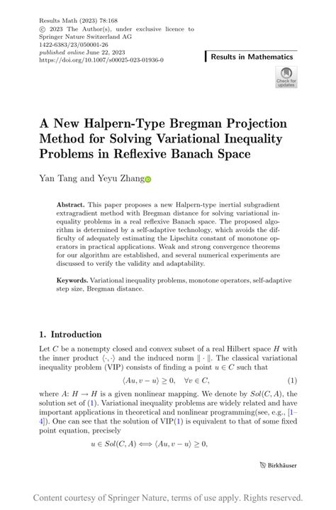 A New Halpern Type Bregman Projection Method For Solving Variational Inequality Problems In