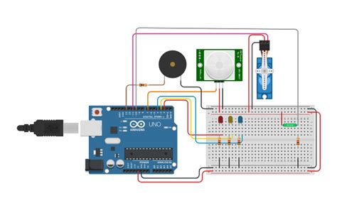 Circuit Design Tugas Pertemuan 13 Rangkaiaan Sensor Pir Dan Tilt