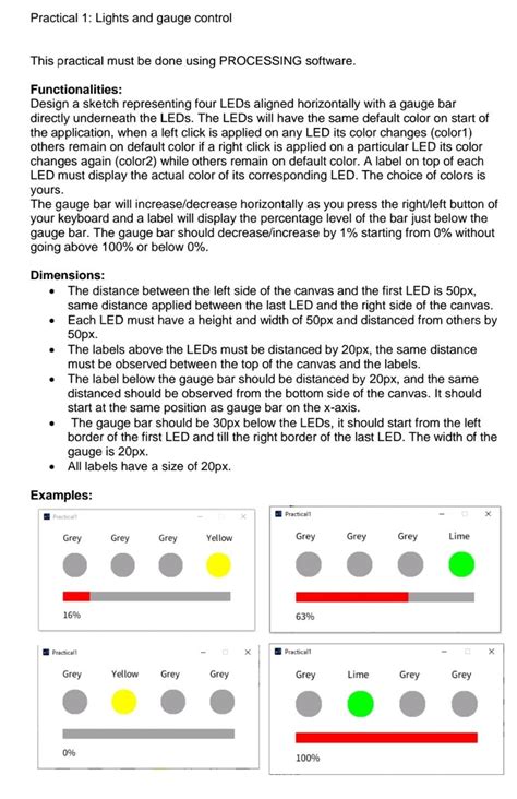 Solved Code In C Using PROCESSING Software Module Is Chegg Com