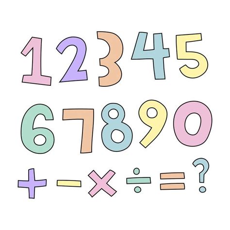 Math Numbers Vector Art Icons And Graphics For Free Download