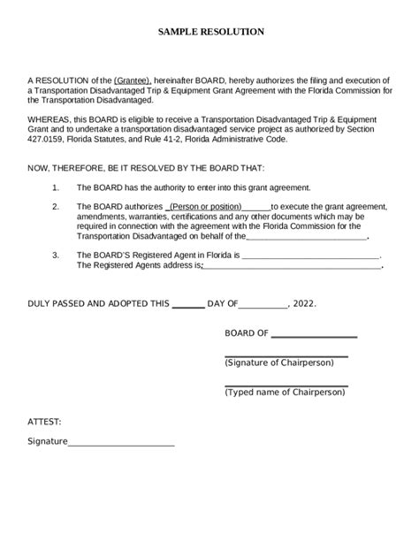 Authorizing Resolution Sample Sample Doc Template Pdffiller