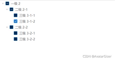 Vue Elementui El Tree 修改默认 Checkbox 样式default Checked Keys 默认选中样式css