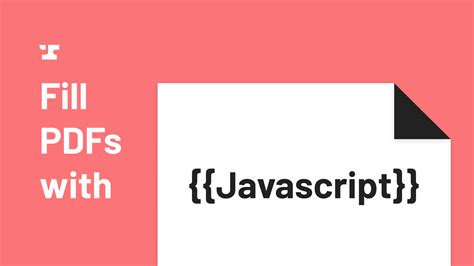 Fill Pdfs With Javascript Anvil