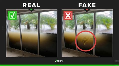 Fakes Exist But The Original Photo Showing Windows Holding Back A Wall Of Water Duri