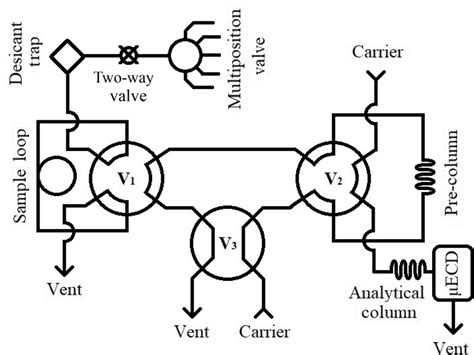Schematic View Of The Analytical System For Sample Evaluation The