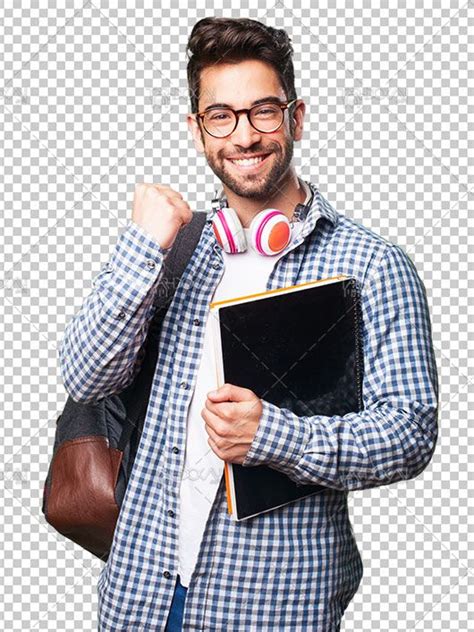 عکس پسر دانشجو ایرانی Png دور بری شده با کیفیت بالا Okul