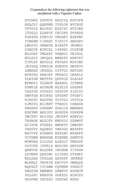 Solved Cryptanalyze The Following Ciphertext That Was Chegg Com