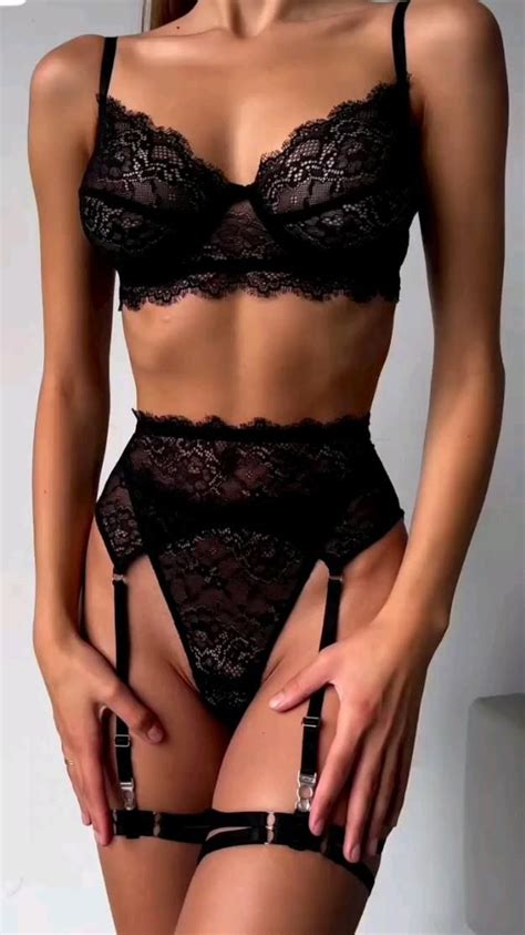 5pack Mesh Cut Out Underwire Garter Lingerie Set Artofit