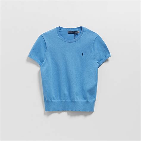 여성용 코튼 블렌드 숏 슬리브 스웨터 Blue 감도 깊은 취향 셀렉트샵 29cm 여성용 코튼 블렌드 숏 슬리브 스웨터 Blue 감도 깊은 취향 셀렉트샵 29cm