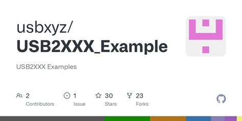 GitHub Usbxyz USB XXX Example USB XXX Examples