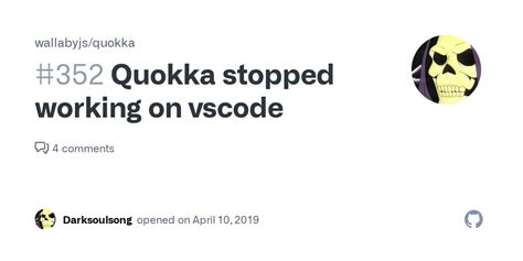 quokka stopped working on vscode · issue 352 · wallabyjs quokka · github