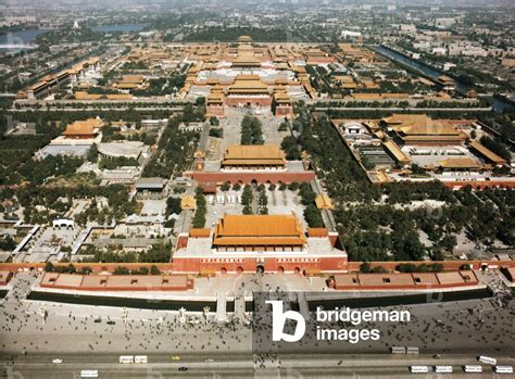Forbidden City China Aerial View