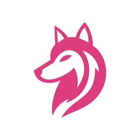 Fox Silhouette Logo Design Pink Color 67612081 Vector Art At Vecteezy