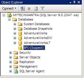 Quick Ways To Recover A Suspect MSDB Database In SQL Server