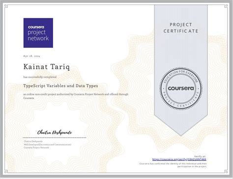 Kainat Tariq On Linkedin Typescriptcertificate Certificate Typescript Learning 30 Comments