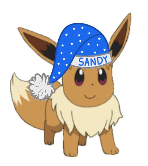 Sandy Eevee Wears His Nightcap My Version By Utf1998 On Deviantart