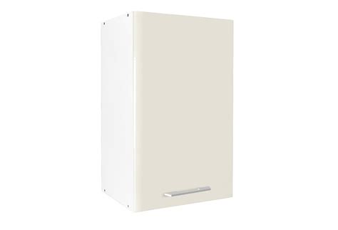 Кухненски шкаф горен с една врата In Mdf V45 бежов гланц • Модулна