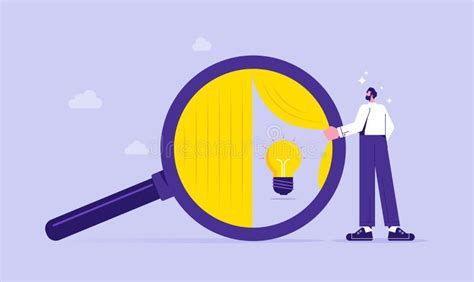 Explore Business Ideas Or Find Solution Concept Stock Vector Illustration Of Choice Good