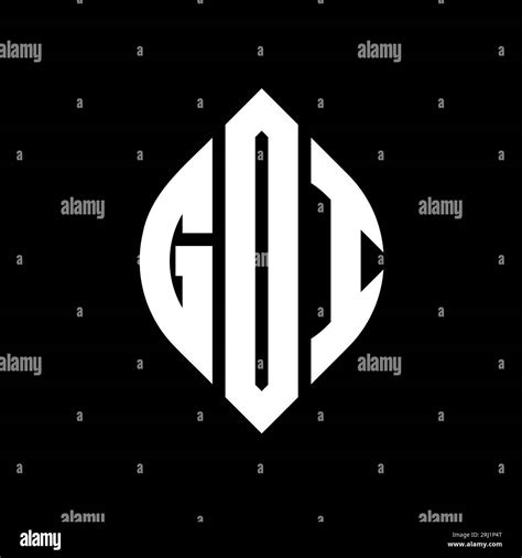 Gdi Circle Letter Logo Design With Circle And Ellipse Shape Gdi Ellipse Letters With