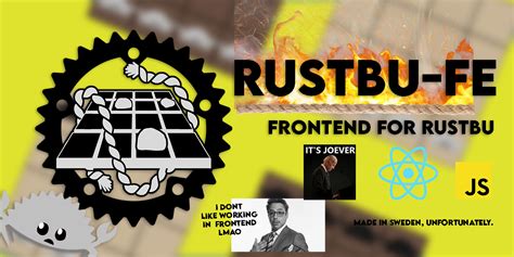 GitHub Kapsyloffer RUSTBU FE Frontend For RUSTBU Unfortunately Not Written In Rust Yet