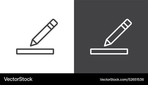 Edit Text Icon Flat Set Outline Royalty Free Vector Image